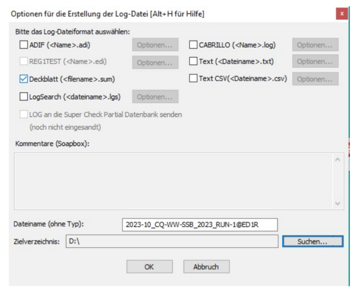 Anleitung: Summary File aus der Logging-Software – Bavarian Contest ...